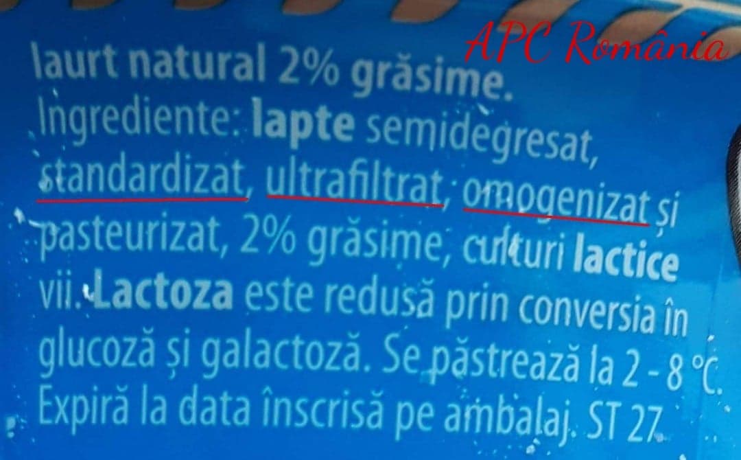 Iaurt din lapte praf!